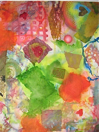 Sharing Experimental Painting | Art by Susie Stockholm